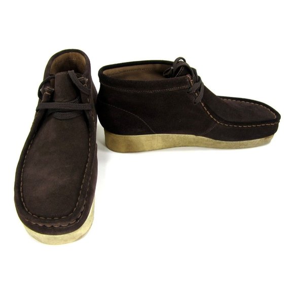 Clarks | Shoes | Clarks Padmore 78732 Mens Brown Suede Mid Top Boots ...